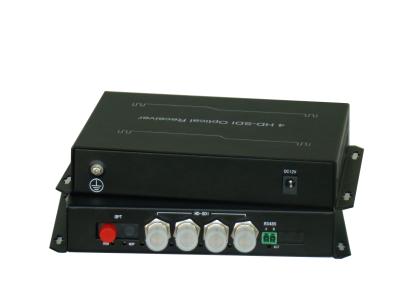 China SDI optical transceiver ( 4 channels for CCTV Surveillance) for sale