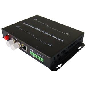 China 1-ch bidirectional SDI Fiber Extender with data，audio and Etherent (CCTV Surveillance) for sale