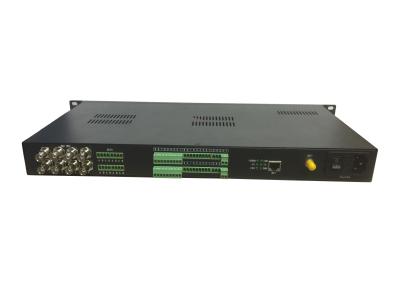 China SDI Extender over fiber cable with max 32-ch audio and 10-ch data,1-ch 1000M IP for sale
