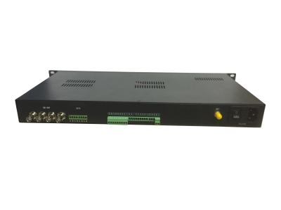 China 4-ch 3G-SDI Extender with external audio, data over fiber optic  cable for sale