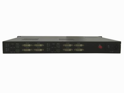 China uncompressed 4-ch DVI extender over fiber optic with loopout in transmitter and receiver for sale