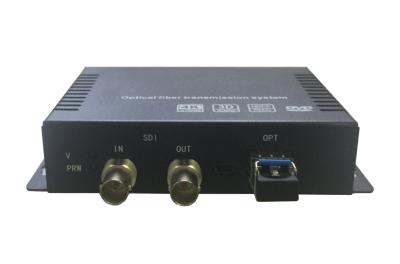 China 12G-SDI fiber optic extender over single core fiber with fiber cable backup option for sale