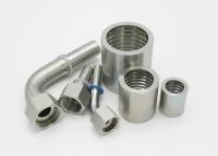 China Carton Steel Hydraulic Hose Fitting Ferrule For SAE 100 R1AT / DIN 20011 1SN ( 00110 ) for sale
