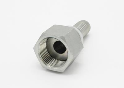 China Hydraulic Hose Connectors With Straight ORFS Female Swivel Flat Seat for sale