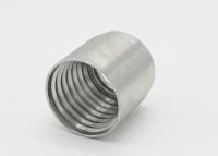 China Silver / Golden Hydraulic Hose Fitting  , Hydraulic Pipe Fittings Galvanized Zinc Appearance for sale