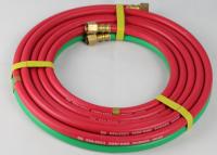 China CE Certified 1 / 4 Inch x 100 FT  Twin Welding Hose With Brass Adapters , Torch Hose for sale