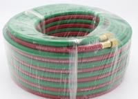 China CE Certified 1 / 4 Inch x 100 FT  Twin Welding Hose With Brass Adapters , Torch Hose for sale