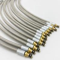 China Stainless Steel Wire Braided LPG Hose With Fittings for sale