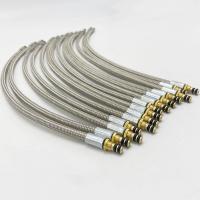 China Braided Stainless Steel Wire Flexible Gas Hose For Stove High Pressure for sale