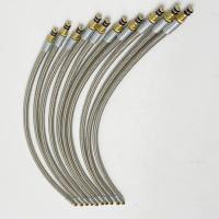 China Braided Stainless Steel Wire Flexible Gas Hose For Stove High Pressure for sale