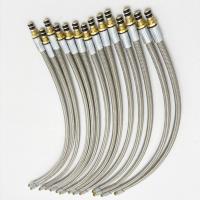 China Braided Stainless Steel Wire Flexible Gas Hose For Stove High Pressure for sale
