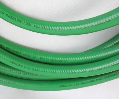 China CE Flexible 3 / 4 Inch Fuel Dispensing Hose Single Steel Wire Braided for sale