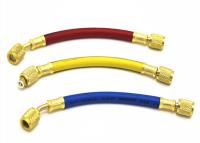China 5MM B.P 4000psi Rubber Refrigerant Charging Hose and Fittings Smooth Surface for sale