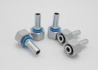 China Steel High Pressure Hose Connector , Metric Female 24 Degree Cone O - ring for sale