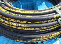 China SAE 100R3 Double Textile Braid Reinforced Rubber Hose 600 psi for Air , Water , Petroleum for sale