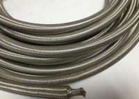 China AN4  / AN 6 Braided Rubber Fuel Hose for Automotive , Stainless Steel Outer for sale