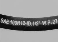 China SAE R12 EN 856 R12 Spiral Reinforced Hydraulic Rubber Hose for sale