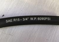 China 420 bar Cloth Surface 4 Wire Hydraulic Hose ID 3/8 - 2
