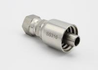 China JIC Female 74 Degree High Pressure Hydraulic Hose Fittings 316 Stainless Steel for sale