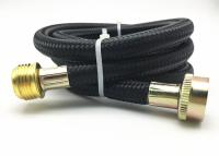 China 10MM SBR Material Black Washing Machine Hose Assembly with Fiber Braided for sale