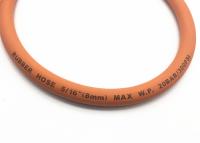 China NBR Material Orange Rubber Lpg Gas Hose 5 / 16 Inch for Domestic Cooking for sale