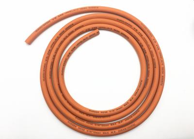 China NBR Material Orange Rubber Lpg Gas Hose 5 / 16 Inch for Domestic Cooking for sale