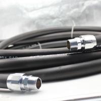 China 19mm length Black Fuel Dispensing Wire Braided Hose for Filling Service Station for sale