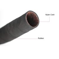 China ID 32mm Black Cloth Cover Rubber Welding Hose Excellent Flame Resistance for sale
