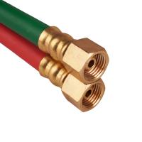 China Aging Resistance 1/4''x50FT Wear Resistant Grade R Oxy/Acet Twin Welding Hose Assembly for sale