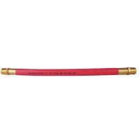 China Red EPDM 1/2'' X 50FT with NPT Male Rubber Air Hose Assembly for Compressed Air for sale