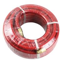 China Red EPDM 1/2'' X 50FT with NPT Male Rubber Air Hose Assembly for Compressed Air for sale