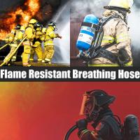 China 3/8'' Flame Resistant Breathing Air EPDM Rubber Hose 300psi for Human Breathing for sale