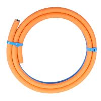 China Grade T Wear Resistant Reducer Twin Welding Hose Orange 3/8'' Blue 1/4'' for sale