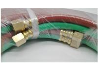 China CE Certified 1 / 4 Inch x 100 FT  Twin Welding Hose With Brass Adapters , Torch Hose for sale