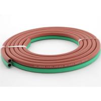 China Flame Resistant Red / Green 1 / 4 Inch Grade R Twin Hose For Gas Welding for sale