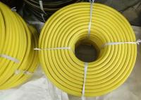 China Yellow EPDM 3/4 Jack Hammer Rubber Air Hose , Flexible Rubber Tubing With Claw Fittings for sale