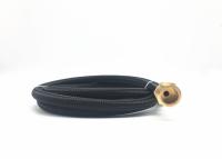 China Black Color Rubber Water Hose , Washer Water Hose 10ft 12ft 15ft Length for sale