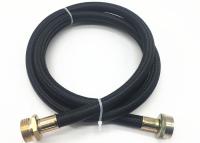 China Black Color Rubber Water Hose , Washer Water Hose 10ft 12ft 15ft Length for sale