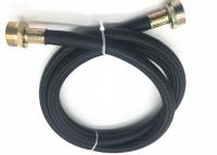 China Black Color Rubber Water Hose , Washer Water Hose 10ft 12ft 15ft Length for sale