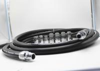 China Gasoline Resistant High Pressure Rubber Hose Fuel Dispenser Parts In Black for sale