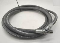 China Male NPT X NPT Swivel Gray Washing Machine Water Hose 4000 PSI Pressure for sale