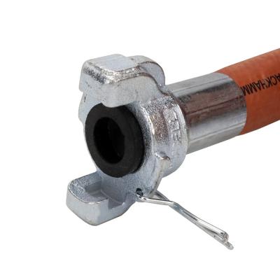 China 3/4 Inch Factory Red Yellow Anti-aging Flexible Multi Ply EPDM Air Jackhammer Compressor Electric Drill Rubber Hose for sale