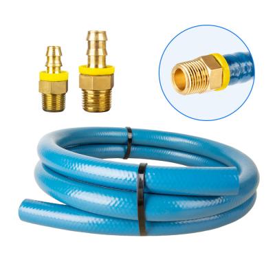 China Factory 19mm Non Conductive Wearing Resistant Quick Connect Oil Resistant Gas Tight NBR Rubber Push Lock Hose Compressor for sale