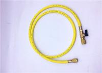 China R410/ R32 Refrigerant Charging Hose With Ball Valve Fitting For Manifold Gauge for sale