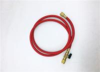 China R410/ R32 Refrigerant Charging Hose With Ball Valve Fitting For Manifold Gauge for sale