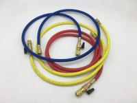 China R410/ R32 Refrigerant Charging Hose With Ball Valve Fitting For Manifold Gauge for sale