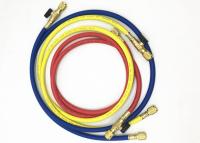 China R410A Flexible Refrigerant Charging Hose With Ball Valve For Air Condition for sale