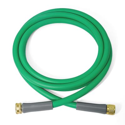 China Flexible and Lightweight Water Hose, Burst 900 psi, Kink-less Hybrid Rubber Garden Hose for Backyard for sale