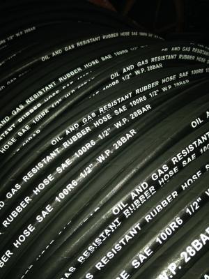 China SAE 100R6 Hydraulic Hose  Oil Resistant Low Pressure Return Line for Hydraulic and Fuel Systems for sale