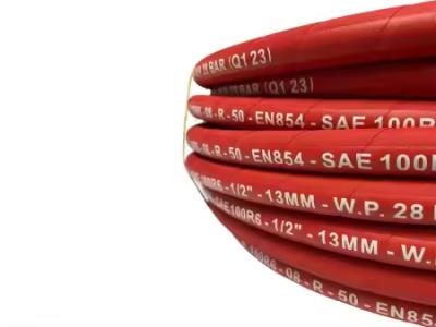China Flexible SAE 100R6 Hydraulic Oil Hose – Textile Reinforced Rubber Hose for Lubrication and Return Lines for sale